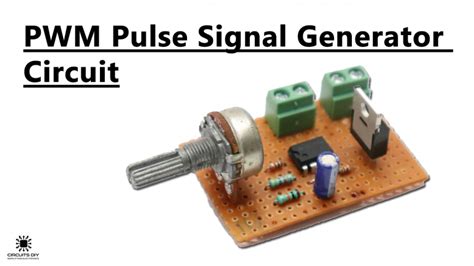 pwm pulse signal generator circuit using lm358 op amp ic