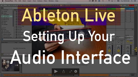 Setting Up Your Audio Interface In Ableton Live Youtube