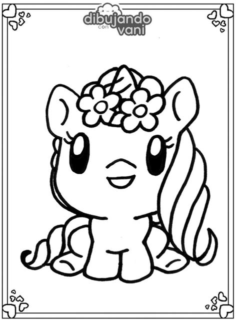 Dibujos De Unicornios Kawaii Para Colorear E Imprimir Imagesee