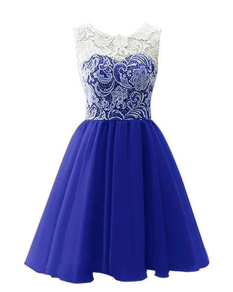 Buy Elegant Royal Blue Cocktail Dresses Ball Gown