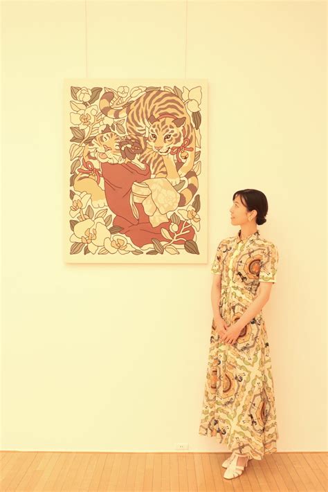 画家・女優として活躍中の糸川優さん個展「ジャパニジー」レポート！ 2023年10月に開催する個展やグッズ情報も 日刊kelly｜名古屋