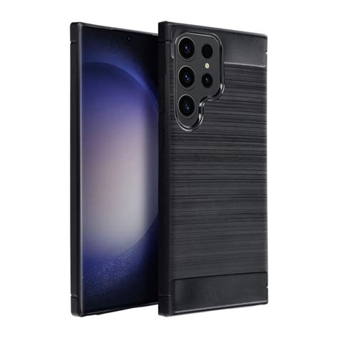 Köp Galaxy S24 Ultra Mobilskal Carbon Svart På Themobilestore