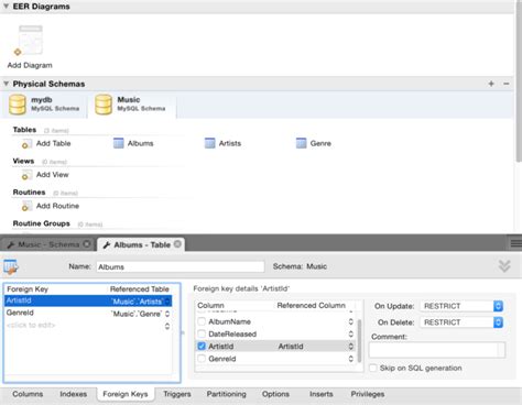 How To Create A Relationship In Mysql Workbench