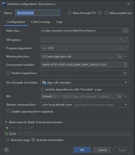 intellij dapr docs