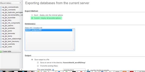copying a live wordpress site to a localhost