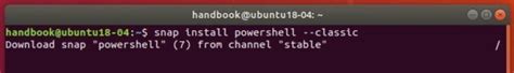 install powershell easily via snap in ubuntu 18 04 ubuntuhandbook