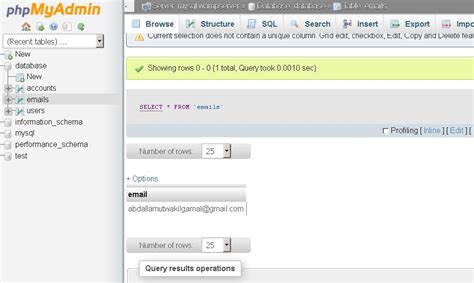 php inserting input field value to database and displaying result on