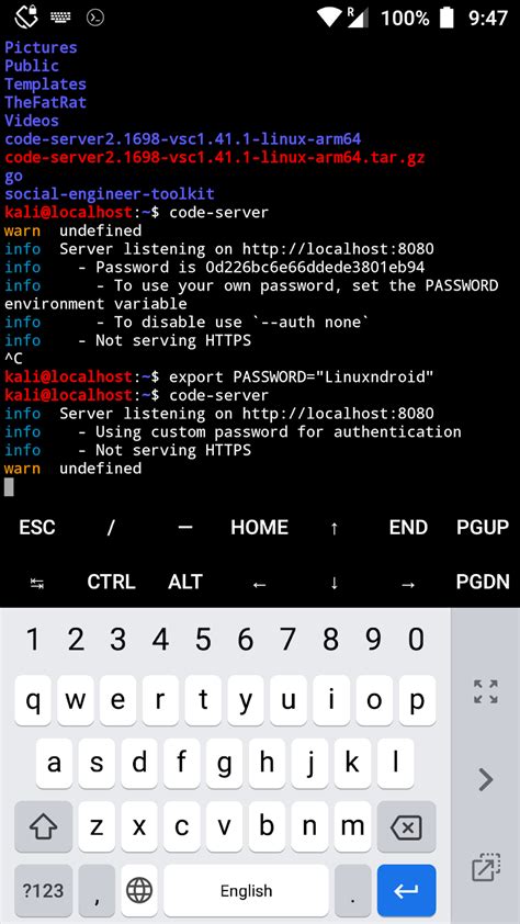 how to install vscode on android mobile vscode run kali