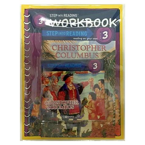 Step Into Reading Step3 Christopher Columbus Book Cd Workbook New