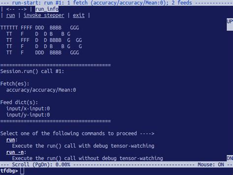 tensorflow debugging commands and training dataflair