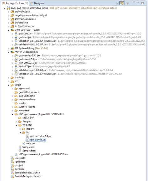 mostly about java gwt maven eclipse alternative project setup