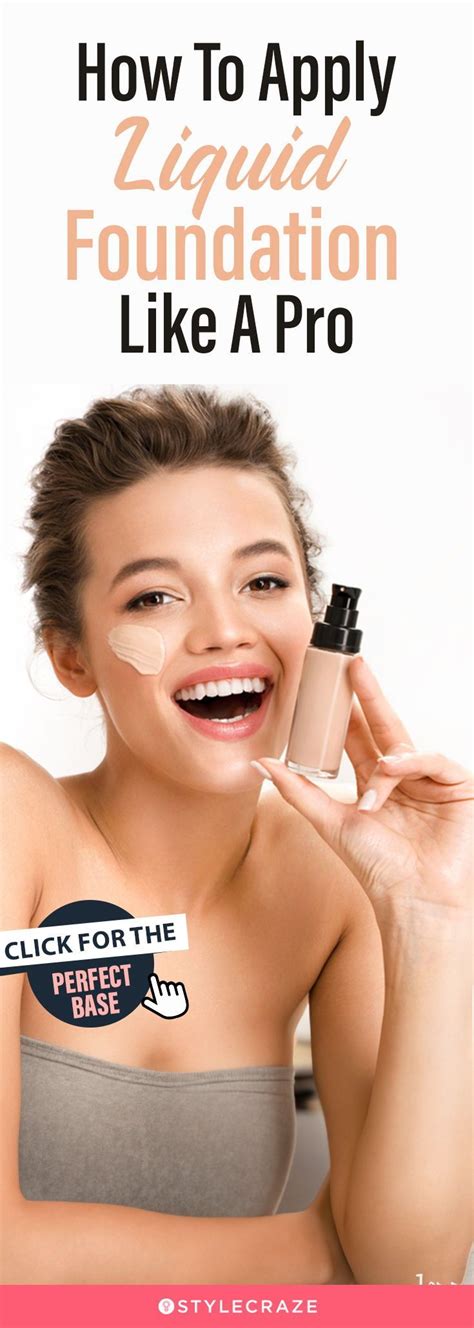 How To Apply Liquid Foundation Like A Pro ~ Ideas Blog