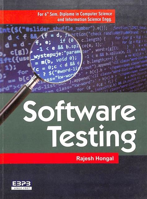 buy software testing for 6 sem diploma in computer science