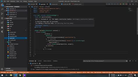 flutter override gives me an error i cant find the function stack