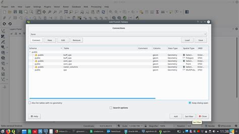 db manager cannot load anymore a postgis layer that is not registered