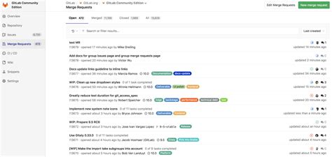 index · merge requests · project · user · help · gitlab