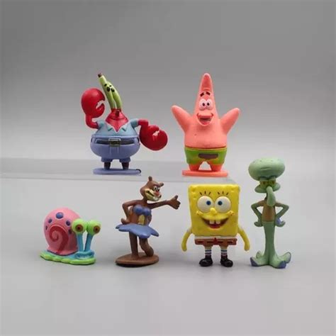 Set 6 Figuras Bob Esponja Mebuscar Chile