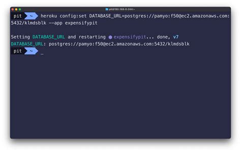 how to set environment variables on heroku