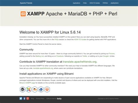 how to install xampp stack on ubuntu 15 10 unixmen
