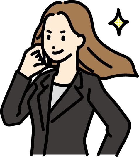 キャリアウーマンのイラスト 商用可・フリーイラスト素材集｜ちょうどいいイラスト
