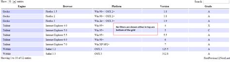 jquery datatable columnfilter issues stack overflow