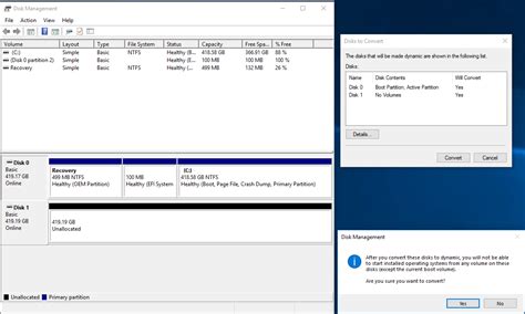 Windows 10 Convert Existing System To Dynamic Disk Safely Super User