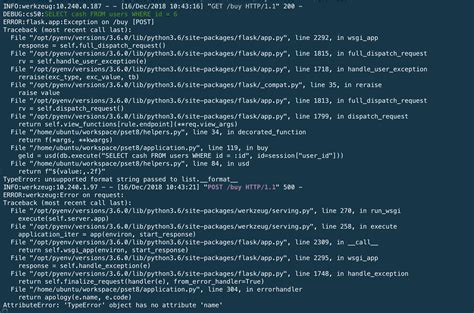 python pset7 finance py error typeerror unsupported