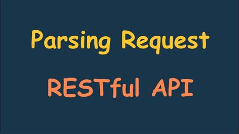 parsing request restful api express js vs node js youtube