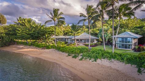 Anini Beach Front Home Luxury Villa In Kauai Hawaii