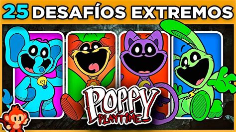 🐱🟣poppy Playtime 25 Desafios Extremos Para Poner A Prueba Tus