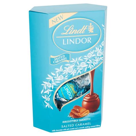 Lindt Lindor Milk Salted Caramel Chocolate Truffles Ocado
