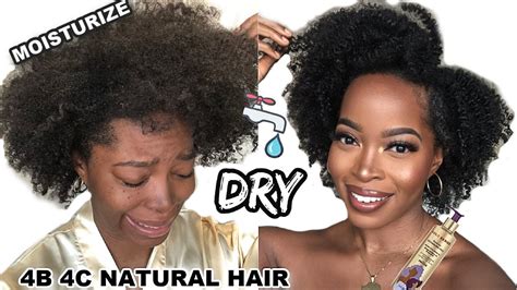 😱moisturize Dry 4b 4c Natural Hair 🚿wash Day Routine🔥ft Gold Series