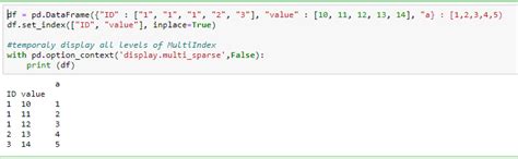 difficult problem with multi index in dataframe in python pandas