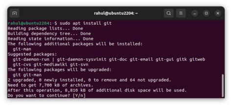 how to install latest git on ubuntu 22 04 tecadmin