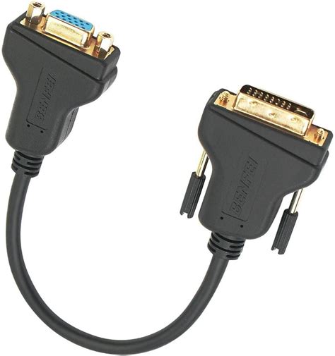 Dvi I To Vga Adapter Benfei Dvi 24 5 To Vga Male To Female Adapter