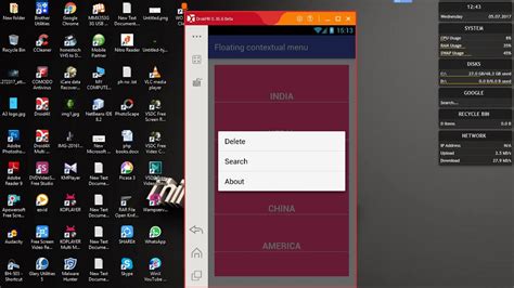 how to create the floating contextual menus youtube