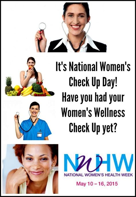 National Womens Health Week National Womens Checkup Day