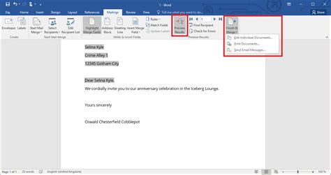 mail merge with word step by step tutorial ionos