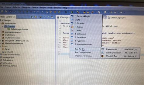 java run as cucumber feature not showing in eclipse itecnote