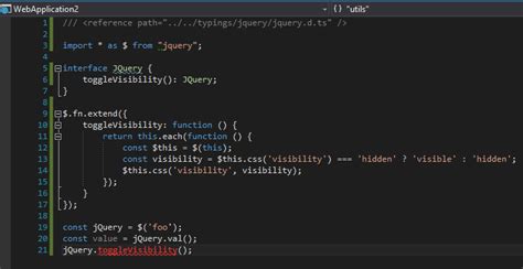how to extend jquery functions in typescript stack overflow