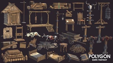 Polygon Dark Fantasy Low Poly 3d Art By Synty