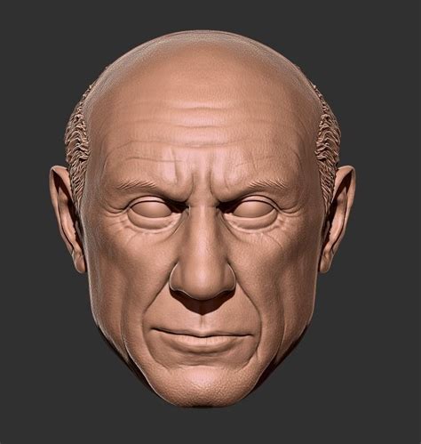 Pablo Picasso Head 3d Model 3d Printable Cgtrader