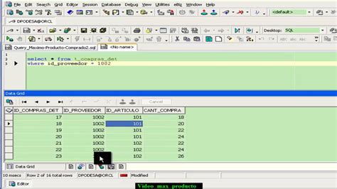 ¿cómo obtener en un select el artículo más comprado en pl sql packages