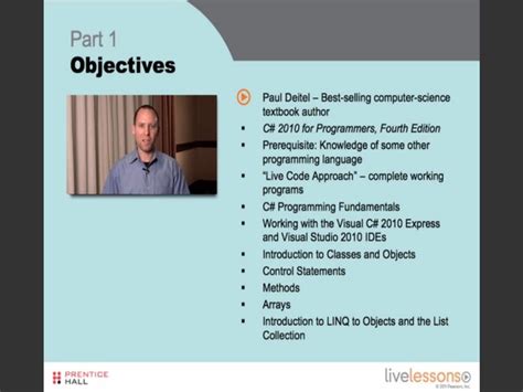 c 2010 fundamentals i ii and iii livelessons video training