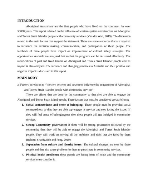 Influence Of Western Systems And Structures On Aboriginal And Torres