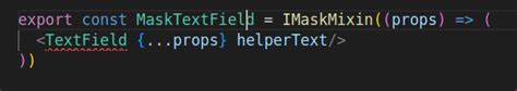 is there a way to have imaskmixin accept custom prop types in
