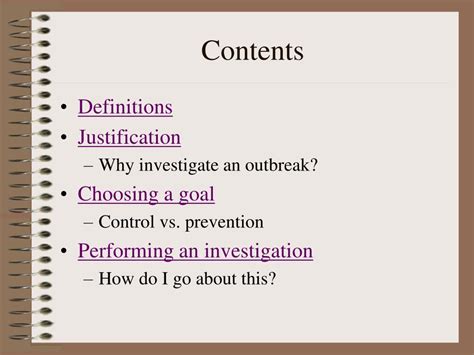Ppt Principles Of Disease Outbreak Investigation Powerpoint