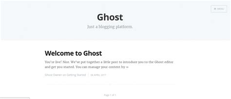 how to install and configure ghost blog on ubuntu 16 04