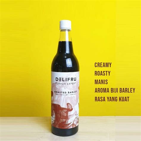 Jual Delifru Syrup 1l Sirup Delifru Rasa Roasted Barley Biji Barli