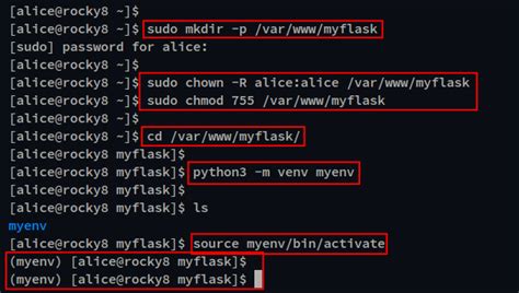 so installierst du flask mit nginx und gunicorn auf rocky linux